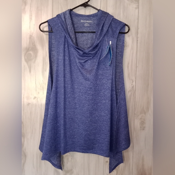 team beach body | Swim | Nwt Team Beach Body Coverup Hoodie Mm Sapphire ...